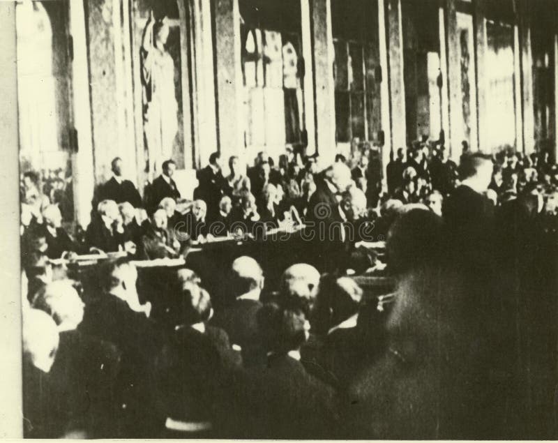 Versailles Peace Conference Picture. Image: 222353188