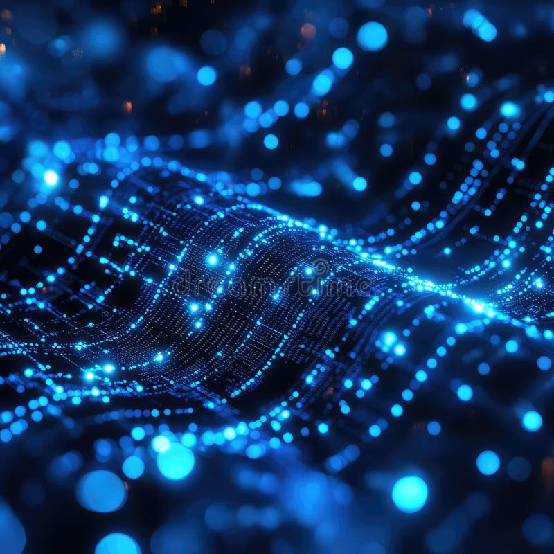 Versatile Abstract Digital Background for Technology, AI, Neural ...