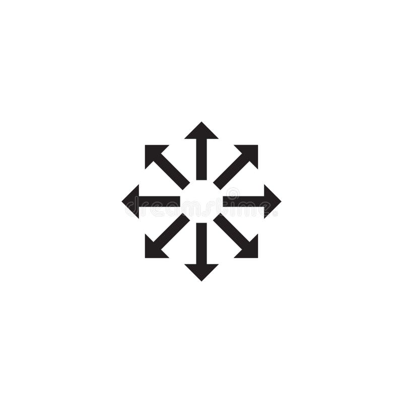 Versatile Arrow Vector Logo Design Template Stock Vector - Illustration ...