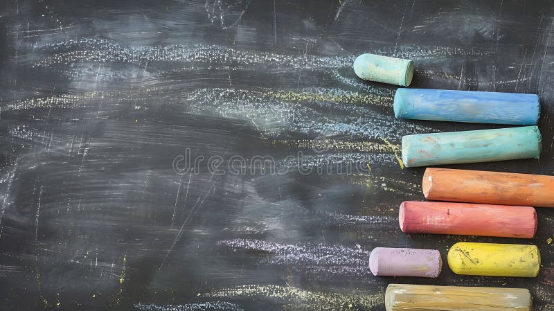 Back To School Chalkboard Background for Art and Instructional Messages ...