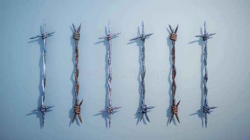 Versatile Barbed Wire Collection with Various Twisting Pitches Made ...