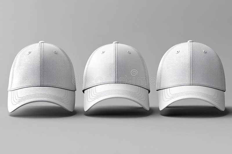 Versatile Baseball Cap Mockup Featuring Front and Back Angles for Stock ...