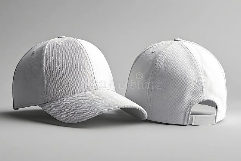 Versatile Baseball Cap Mockup Featuring Front and Back Angles for Stock ...