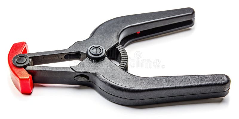 Versatile Black Plastic Clamp a CloseUp View of a Practical Craft ...