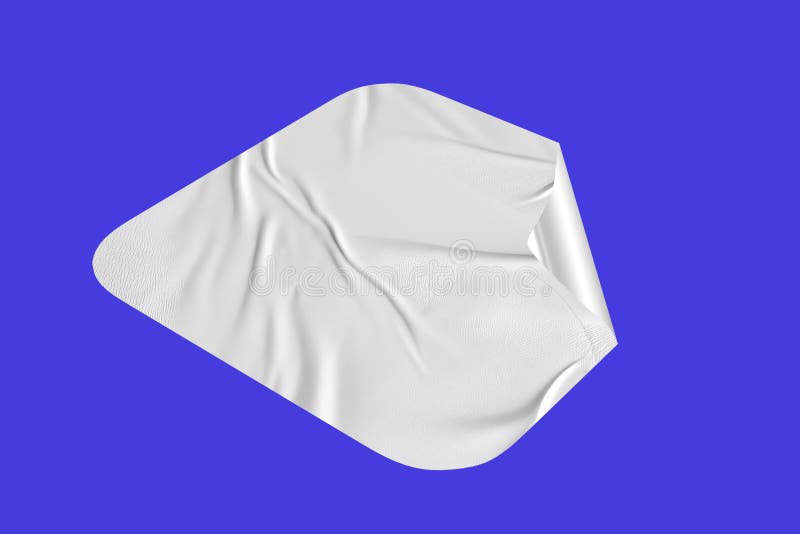 Blank Sticker Texture Design for Mockup Template Stock Illustration ...