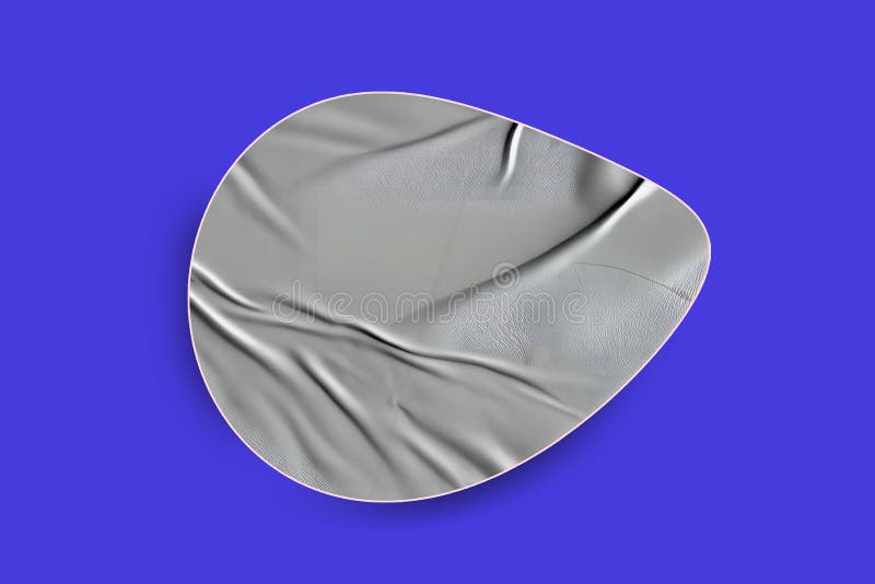 Blank Sticker Texture Design for Mockup Template Stock Illustration ...