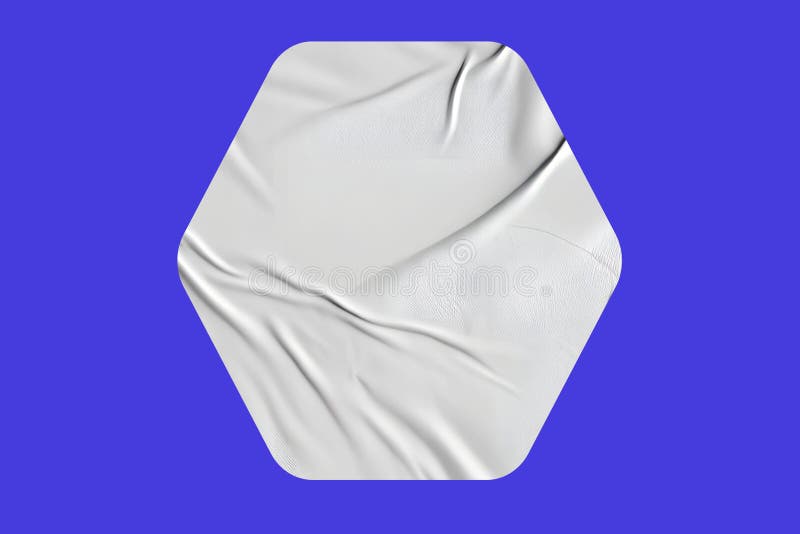 Blank Sticker Texture Design for Mockup Template Stock Illustration ...