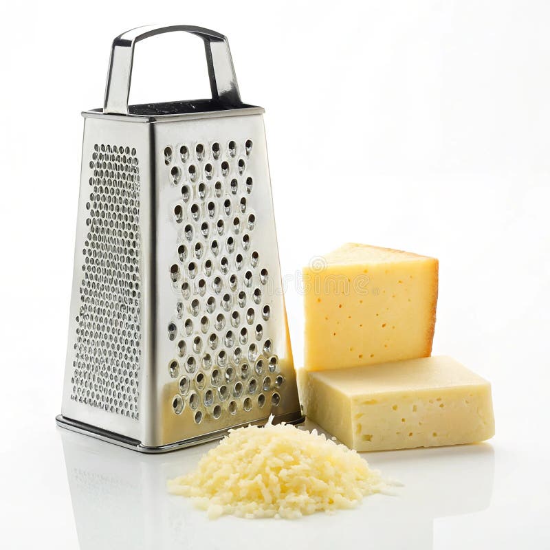 Cheese Grater with Multiple Blade Types Stock Illustration ...