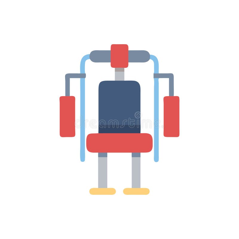 Versatile Chest Press Machine Icon Design Stock Illustration ...