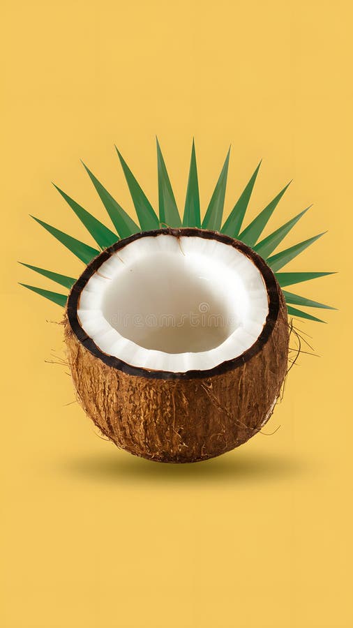 Coconut design stock illustration. Illustration of bright - 147481613