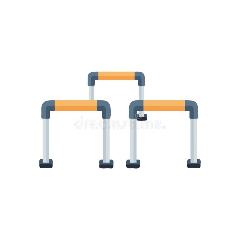 Versatile Collapsible Parallettes Icon Design Stock Illustration ...