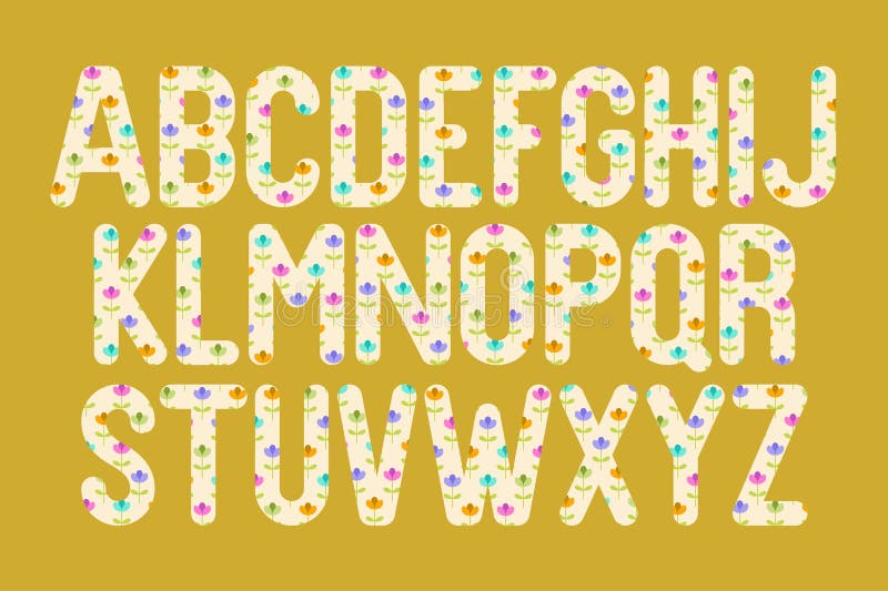Versatile Collection of Colorful Floral Alphabet Letters for Various ...