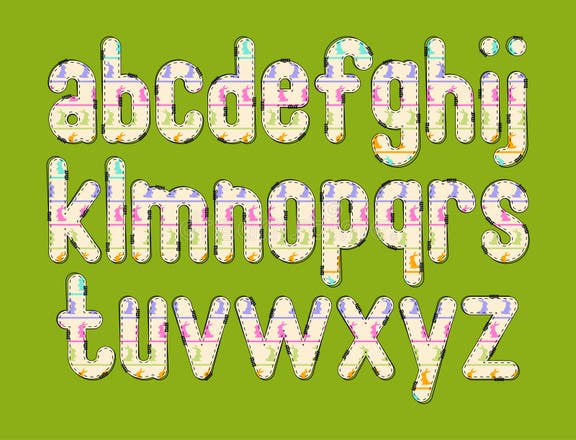 Versatile Collection of Cute Rabbit Alphabet Letters for Various Uses ...