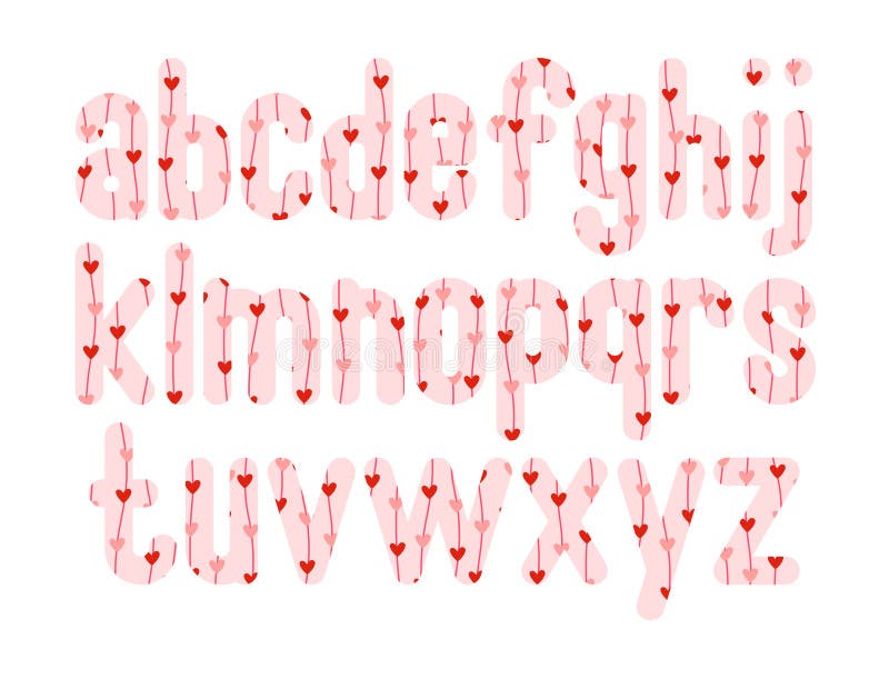 Versatile Collection of Joyful Alphabet Letters for Various Uses Stock ...