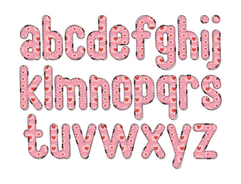 Versatile Collection of Love Chat Alphabet Letters for Various Uses ...
