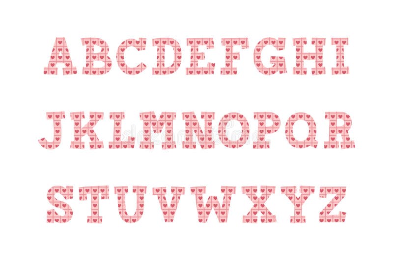 Versatile Collection of Lovely Alphabet Letters for Various Uses Stock ...