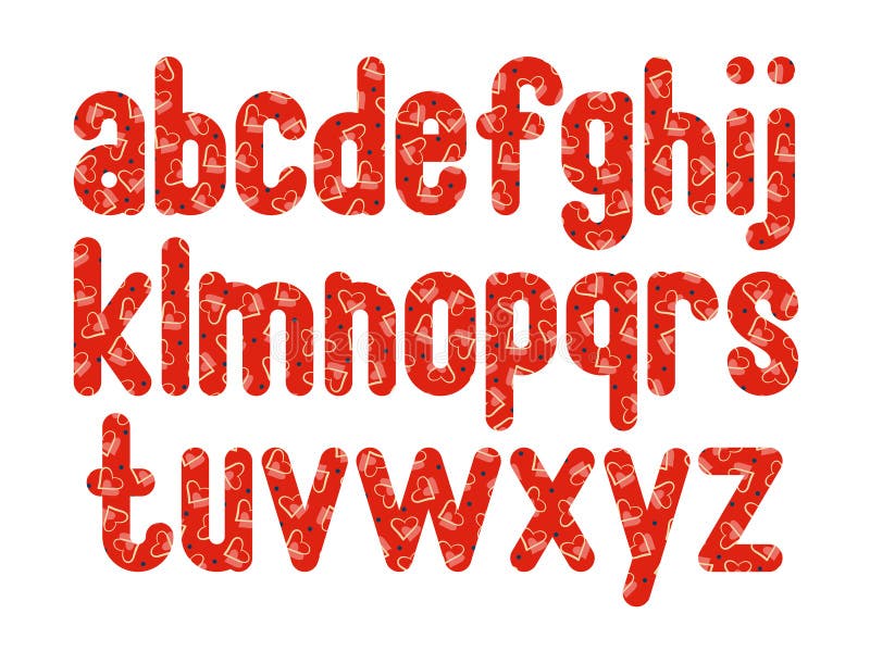 Versatile Collection of Ruby Red Alphabet Letters for Various Uses ...