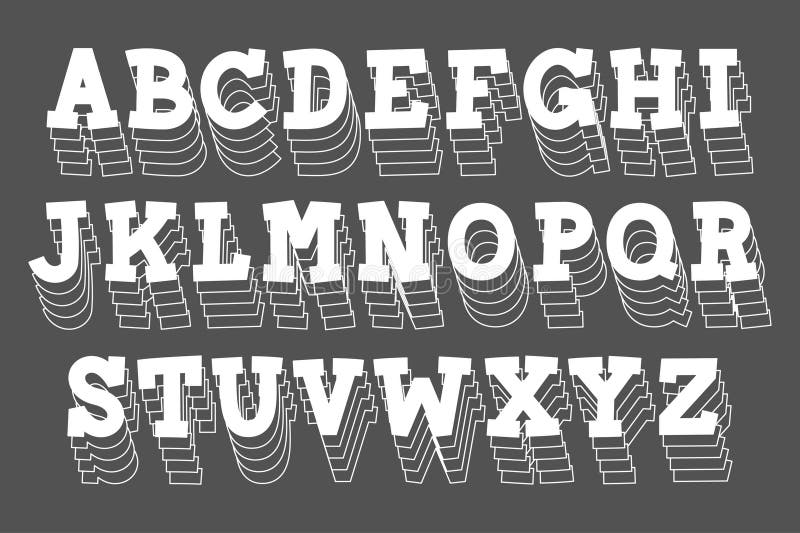 Versatile Collection of Stacked Alphabet Letters for Various Uses Stock ...