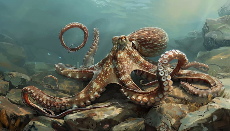 The Versatile Common Octopus: Decoding Octopus Vulgaris AR 7:4 Stock ...