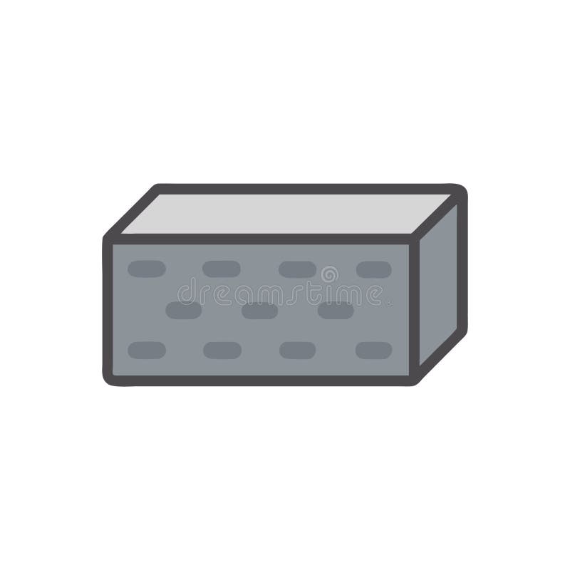 Versatile Concrete Block Icon Design Stock Illustration - Illustration ...