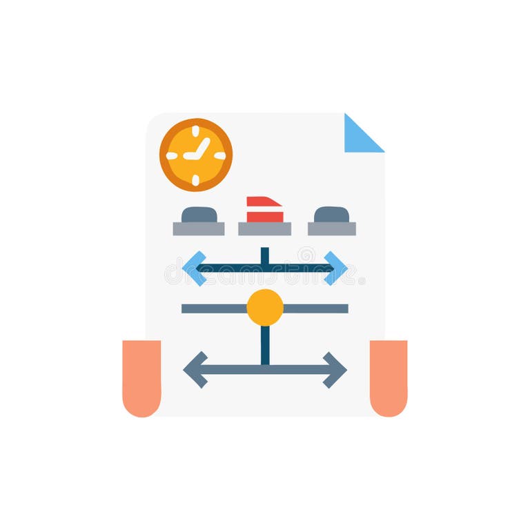 Versatile Construction Timeline Icon Design Stock Illustration ...
