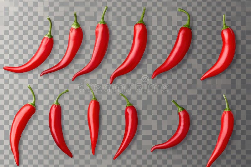 Versatile Culinary Asset: Realistic 3d Renderings of Red Chili Peppers ...