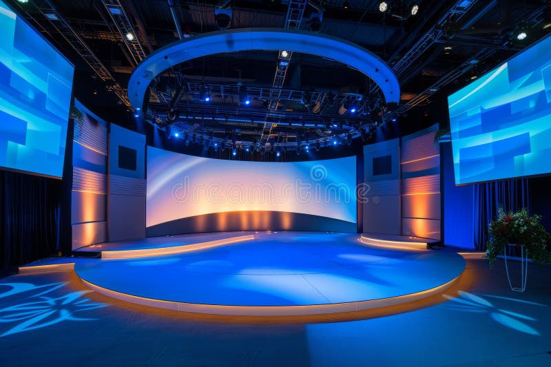 Versatile Display Stage Setup Offering Flexibility Stock Illustration ...