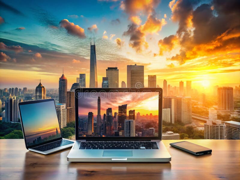 Versatile Double Exposure Mockup Showcase Your Design on Blank Screens ...