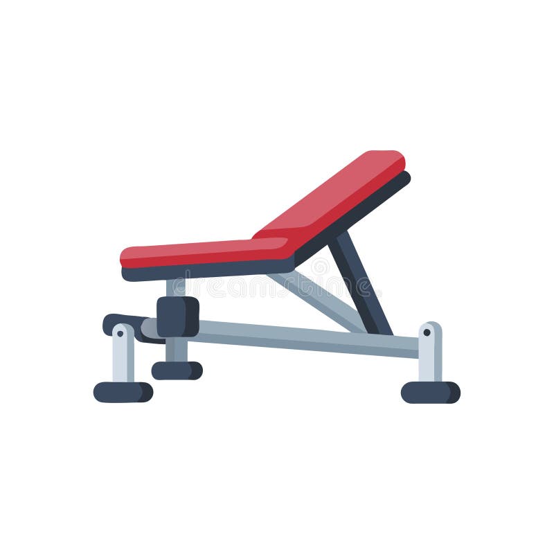 Versatile Folding Weight Bench Icon Design Stock Illustration ...
