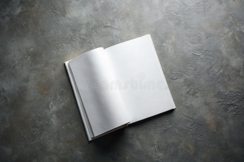 Versatile Gray Background Magazine Page Mockup a TopDown View for ...