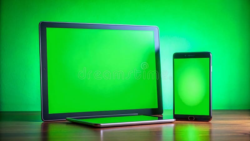 Dynamic Panoramic Green Screen Mockup Stock Illustrations – 4 Dynamic ...