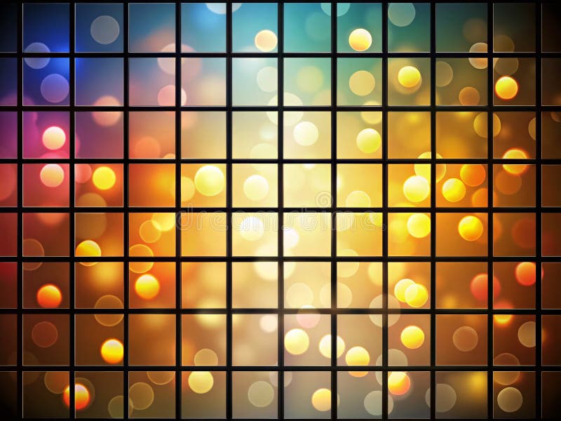 Versatile 4x4 Grid Overlay a Customizable Black Square for Business ...