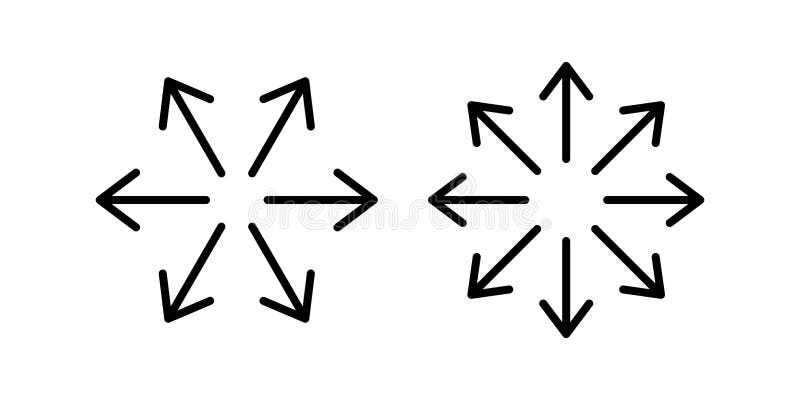 Multi-function Printer in Black Style Isolated on White Background ...