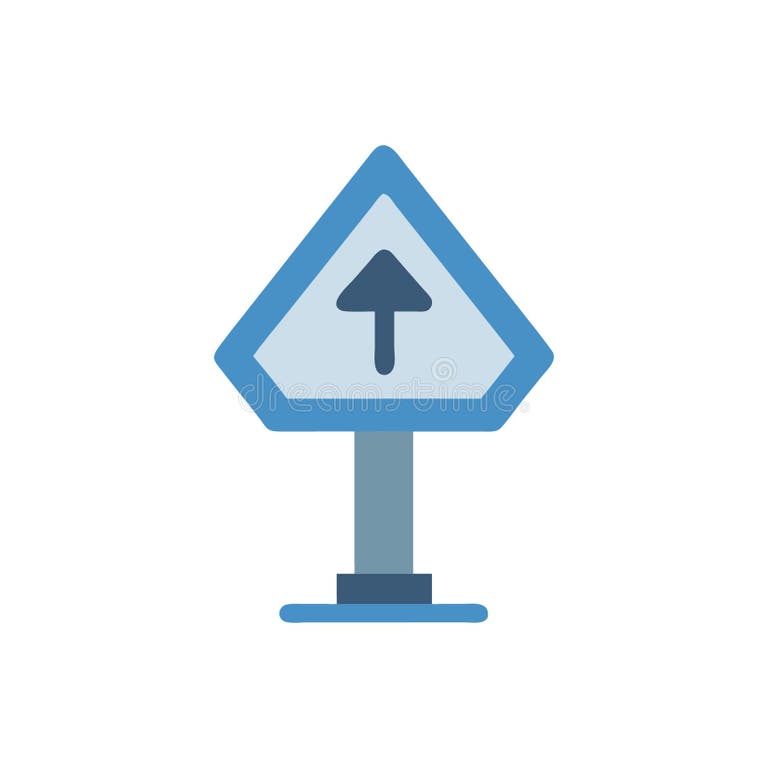 Versatile Icon for Road Signs Stock Illustration - Illustration of ...