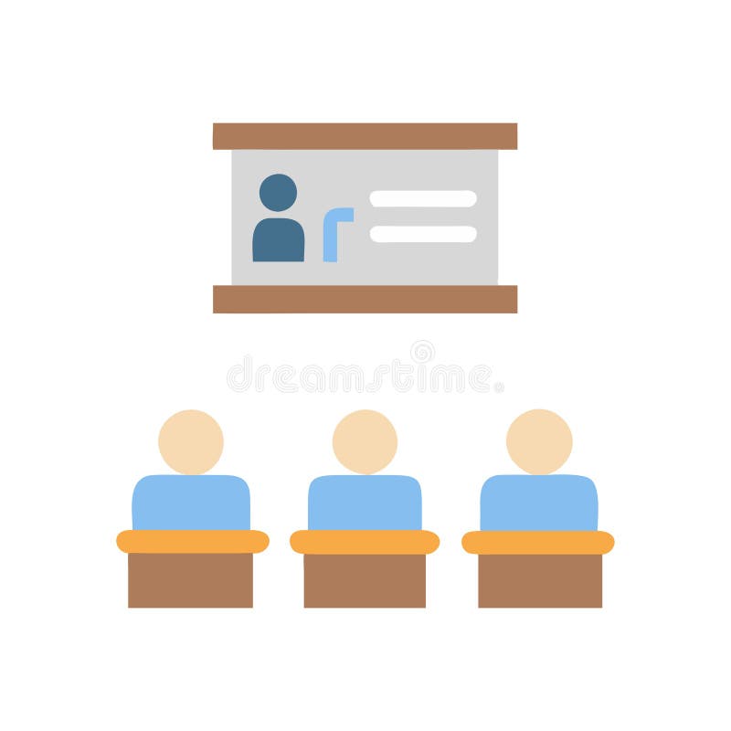 Versatile Classroom Setup Icon Stock Vector - Illustration of student ...