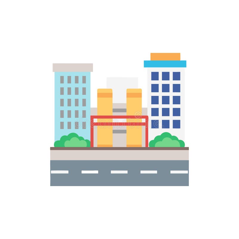 Versatile Icon for Urban Infrastructure Stock Illustration ...