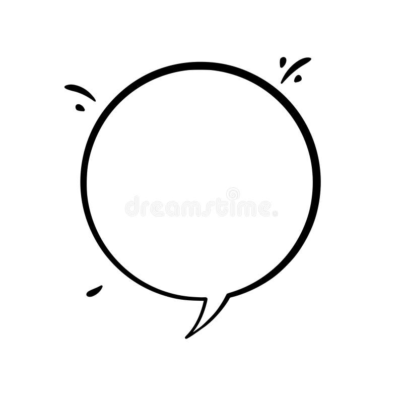 Versatile Line Art Speech Bubbles for Creative Projects Stock Vector ...