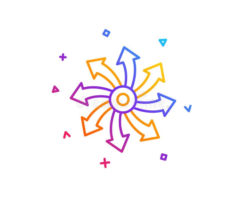 Versatile Line Icon. Multifunction Sign. Vector Stock Vector ...