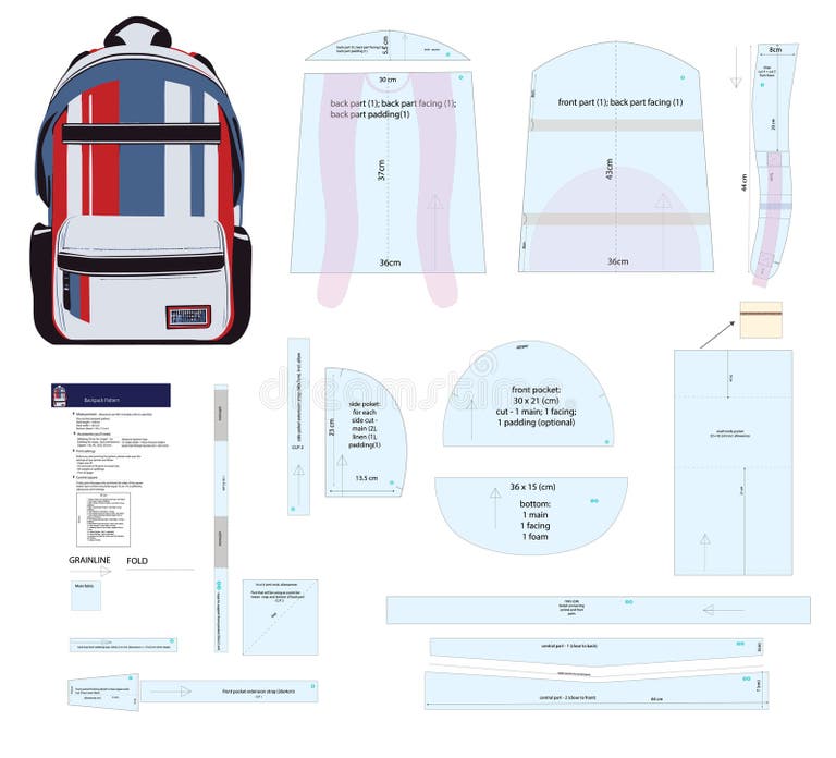 Versatile, Medium-sized Backpack Sewing Pattern: a Dynamic, Scalable ...