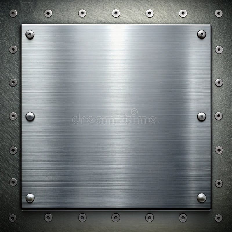 Versatile Metal Template Background for Design Stock Illustration ...