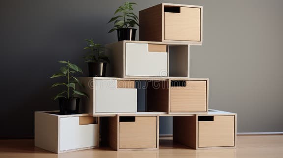 Versatile modern boxes stock illustration. Illustration of sleek ...