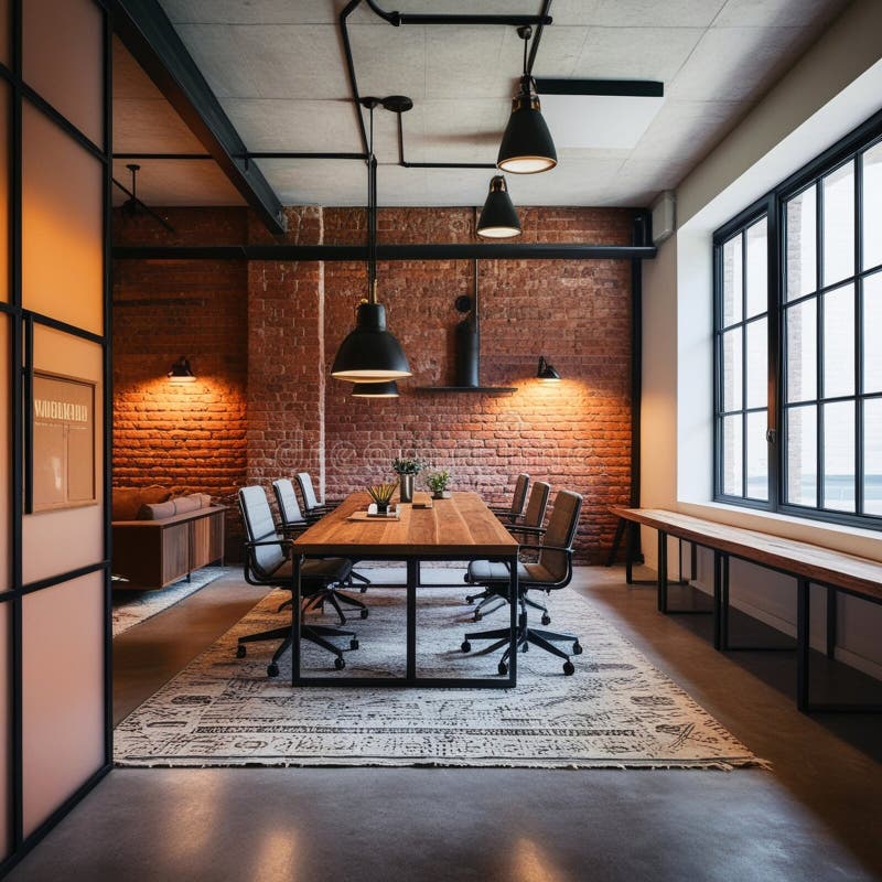 Versatile Modern Office Interiors Stock Illustration - Illustration of plan, conference: 332164753