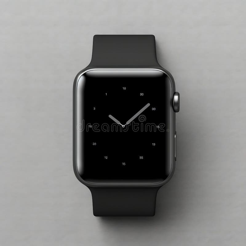 Versatile Modern Smart Watch with Blank Screen Mockup and Copyspace ...