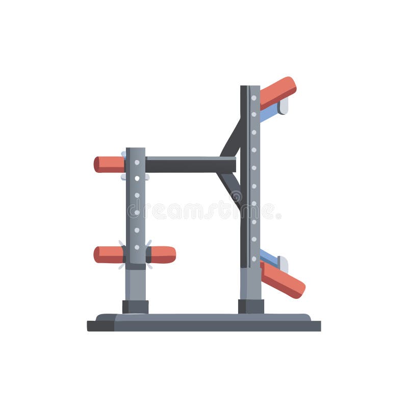 Versatile Multi-Angle Squat Rack Icon Design Stock Illustration ...
