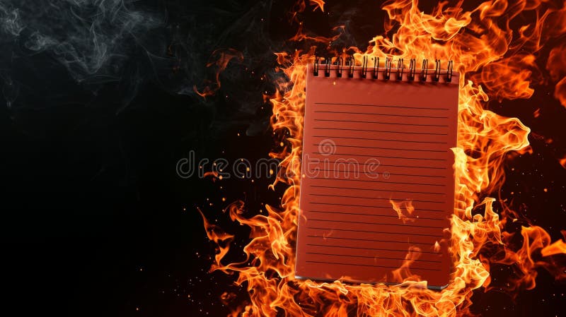 Versatile Notepad Office Supply Horizontal Illustration. Stock ...