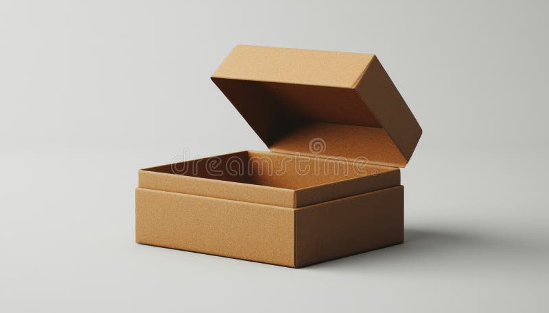 Versatile Paper Box Mockup with an Open Lid for Diverse Design and ...