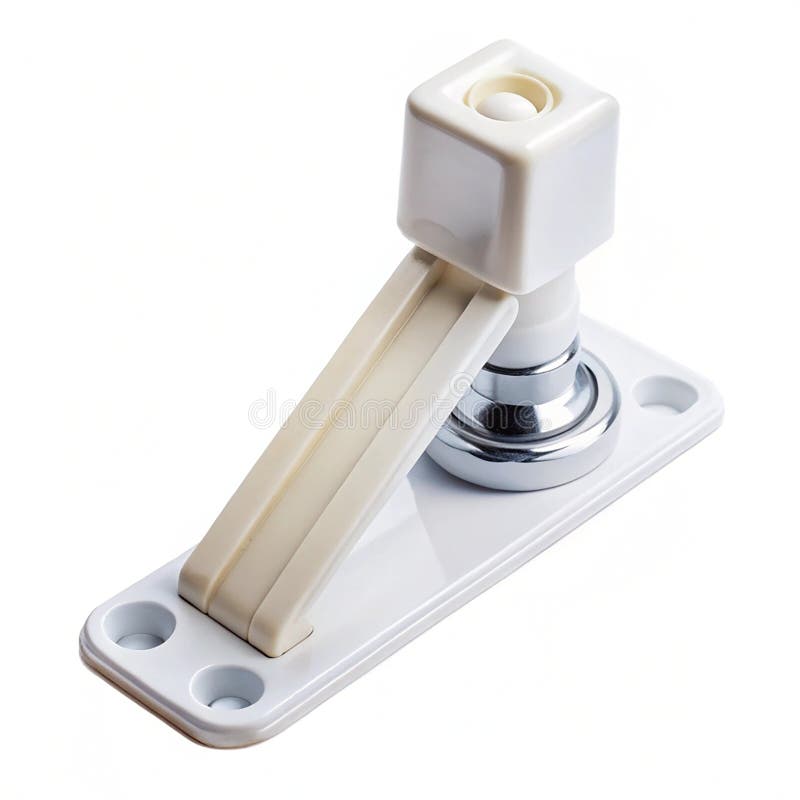 Plastic Door Stopper with Adjustable Length Stock Illustration ...