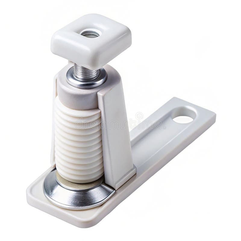 Plastic Door Stopper with Adjustable Length Stock Illustration ...