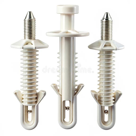 Plastic Wall Anchor Set with Different Sizes for Secure Mounting Stock ...