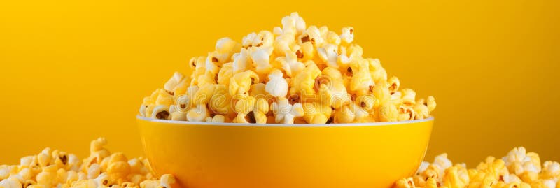Versatile Popcorn Banner with Customizable Text Space - Perfect for ...